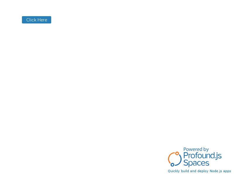 Profound.js Spaces - sample error