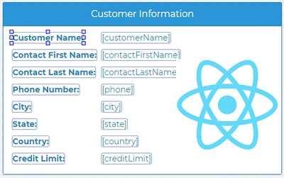 Profound.js Spaces - Using Visual Designer with React