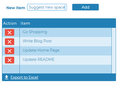 Profound.js Spaces - Simple To Do List App