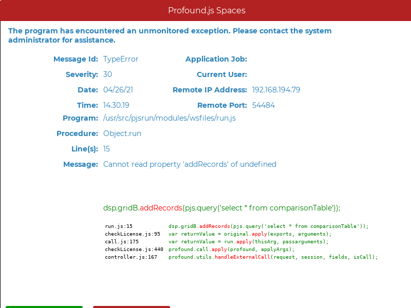 Profound.js Spaces - Color Palettes